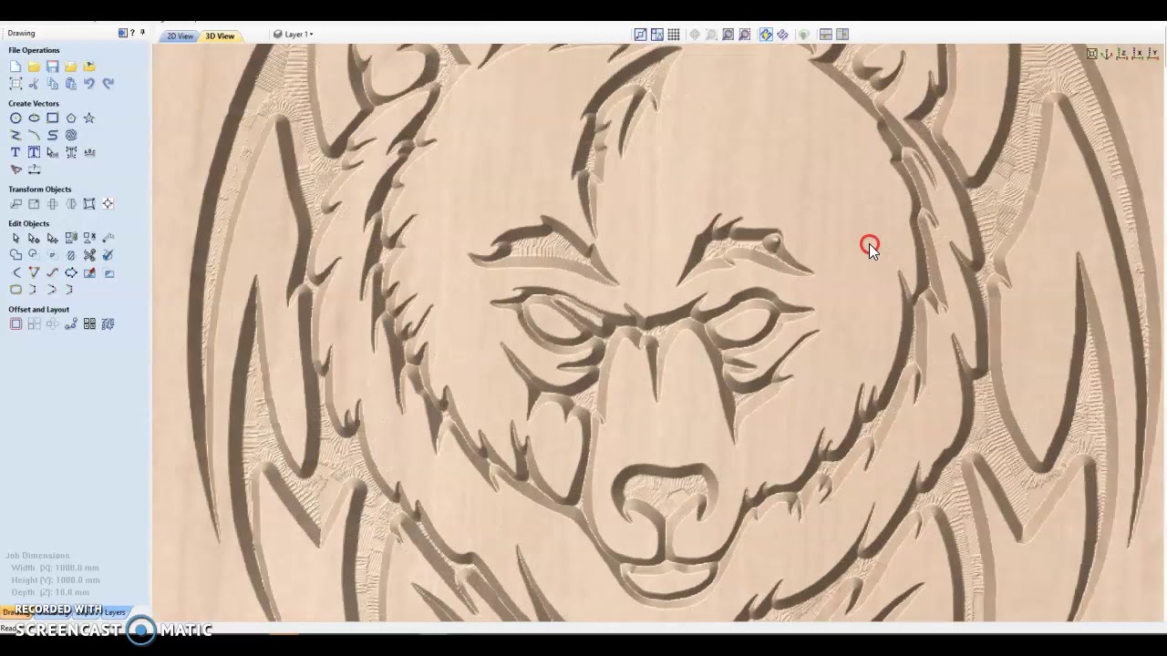 Figtek CNC - Image to Bitmap - CAM Cut- Vcarve Pro - YouTube