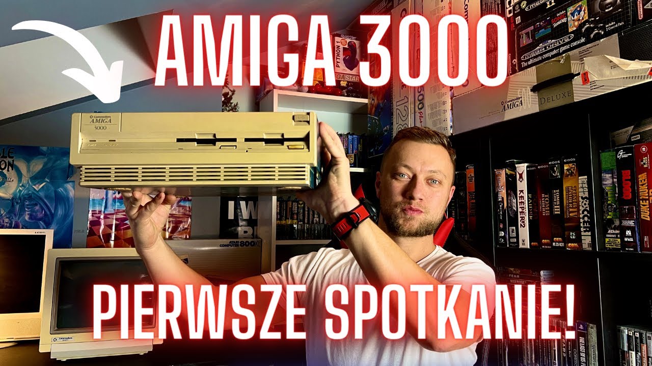 Amiga 3000, pierwsze spotkanie. Najpiękniejsza Amiga!? - YouTube
