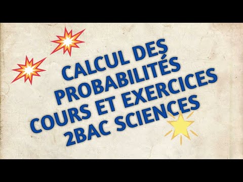 Probabilités vidéo 1. cours , 2 bac pc , svt - YouTube