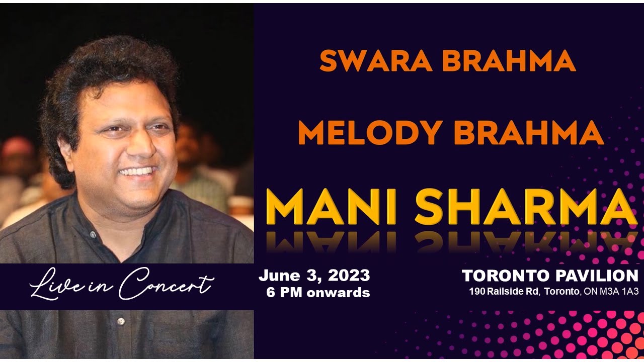 Mani Sharma Concert Announcement 2023 - YouTube