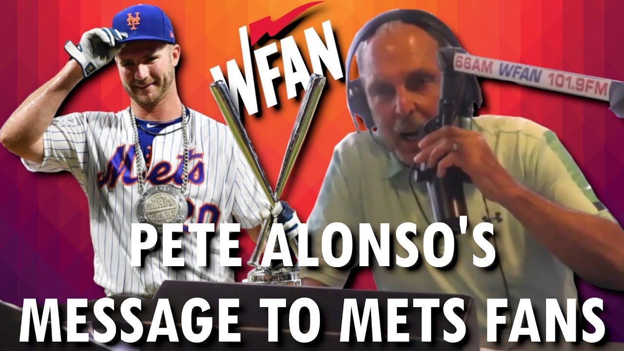 Joe Benigno's thoughts on Pete Alonso's statement about the Met fan ...