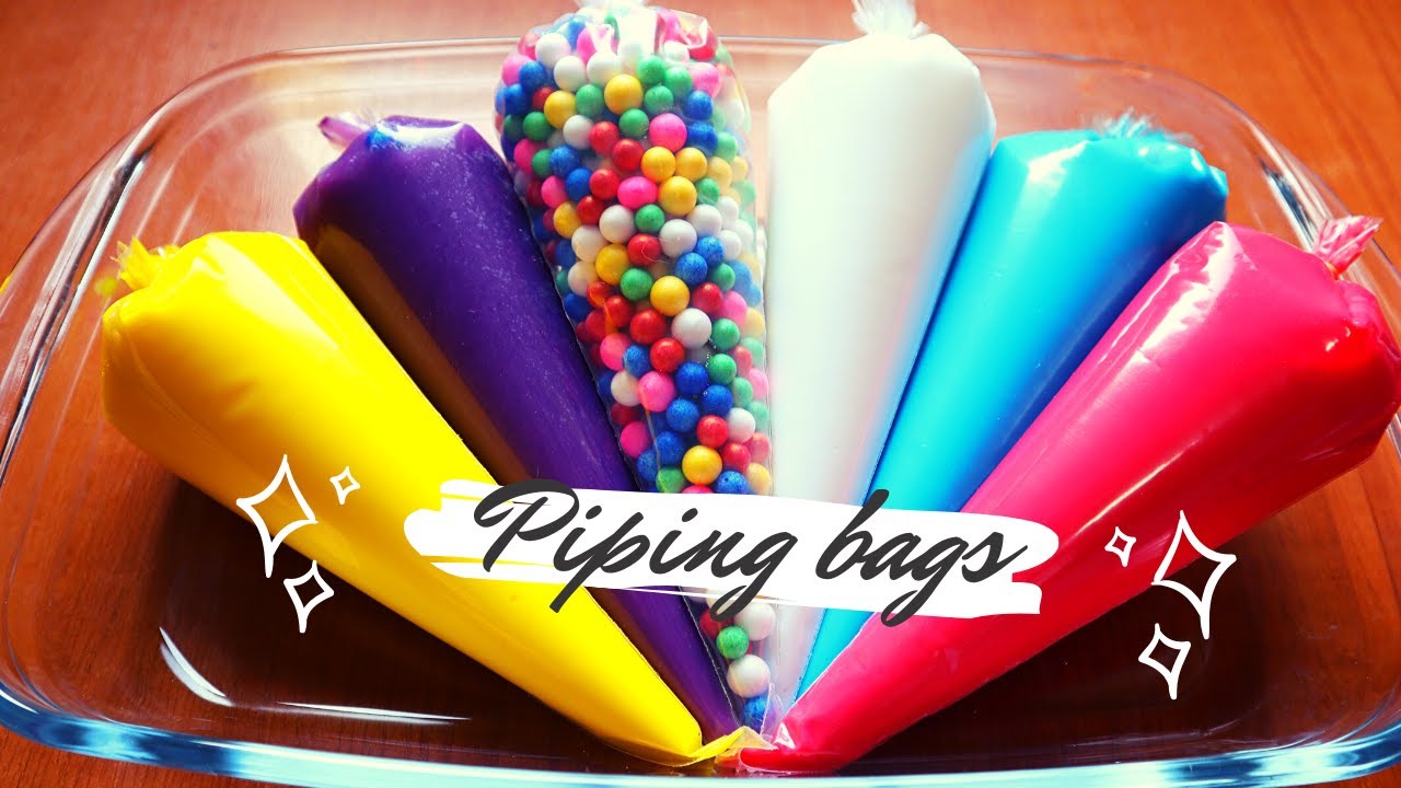 Making RAINBOW Slime With Piping Bags - Satisfying Video | Mimi Slime ...