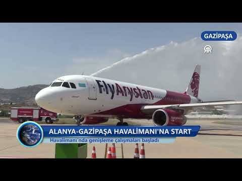 ALANYA-GAZİPAŞA HAVALİMANI'NA START