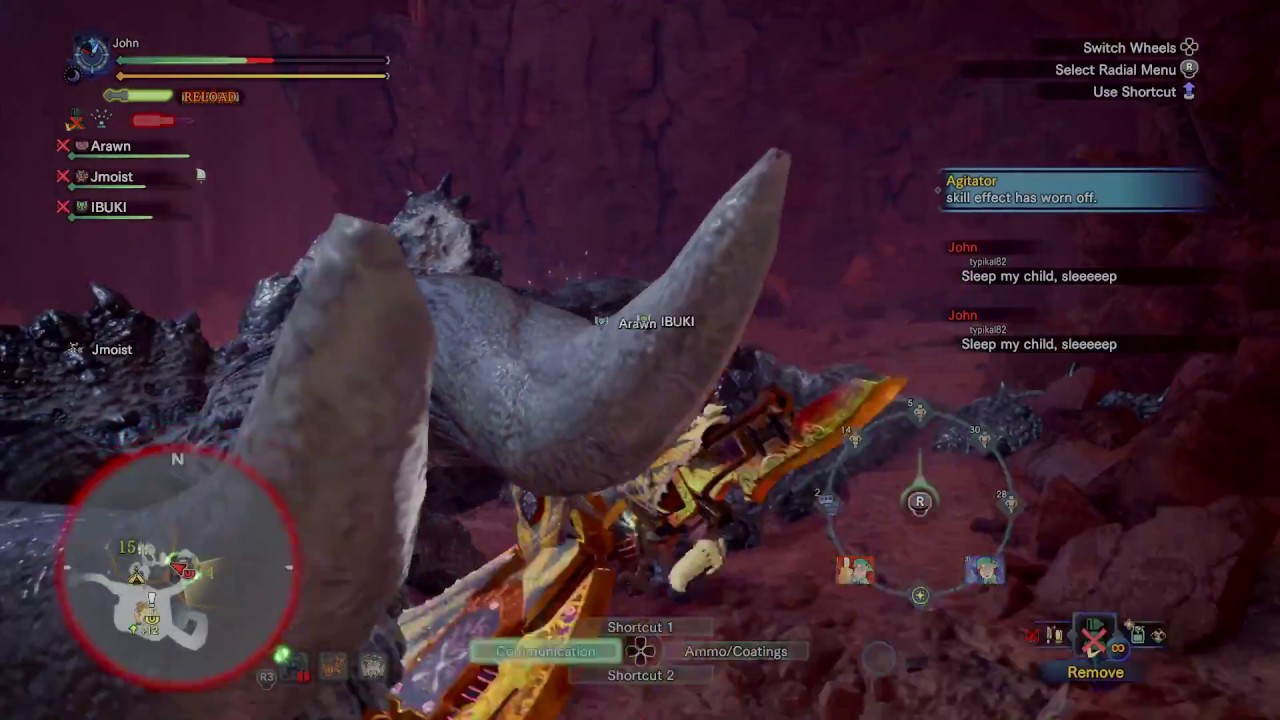 Monster Hunter: World - Now that's teamwork!!!! (Sleep + Mega Barrel ...