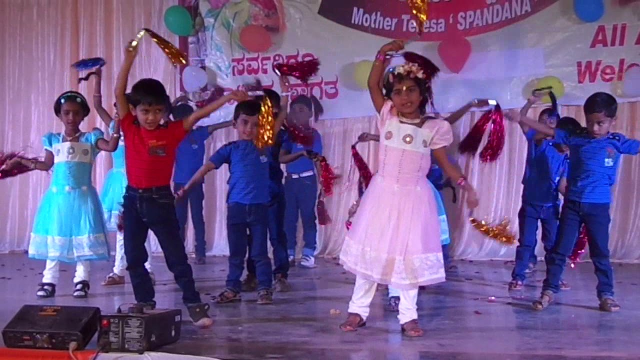 Hum IndiaWale Dance Mother Teresa school jamkhandi school Dance - YouTube