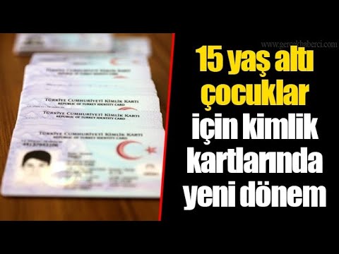 E-DEVLET ÜZERİNDEN 15 YAŞ ALTI İÇİN T.C. KİMLİK KARTI BAŞVURUSU NASIL YAPILIR? (26.09.2021)