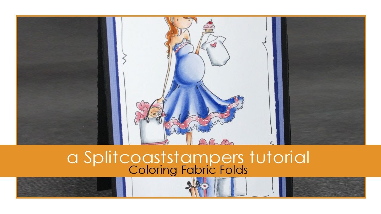 Coloring Fabric Folds - YouTube