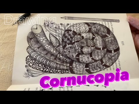 51 pattern/ zentangle /Cornucopia - YouTube