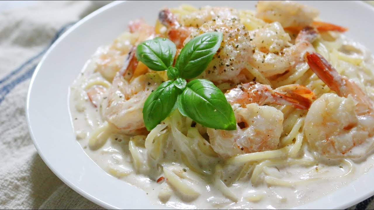 부드러운 크림과 짭짤한 명란, 명란크림파스타 Salted pollack roe cream pasta -SUNA - YouTube