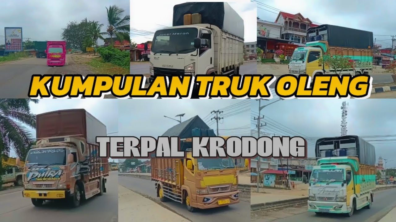 Kumpulan truk oleng!!!.... dengan terpal KRODONG nya🤩🤩💨 - YouTube
