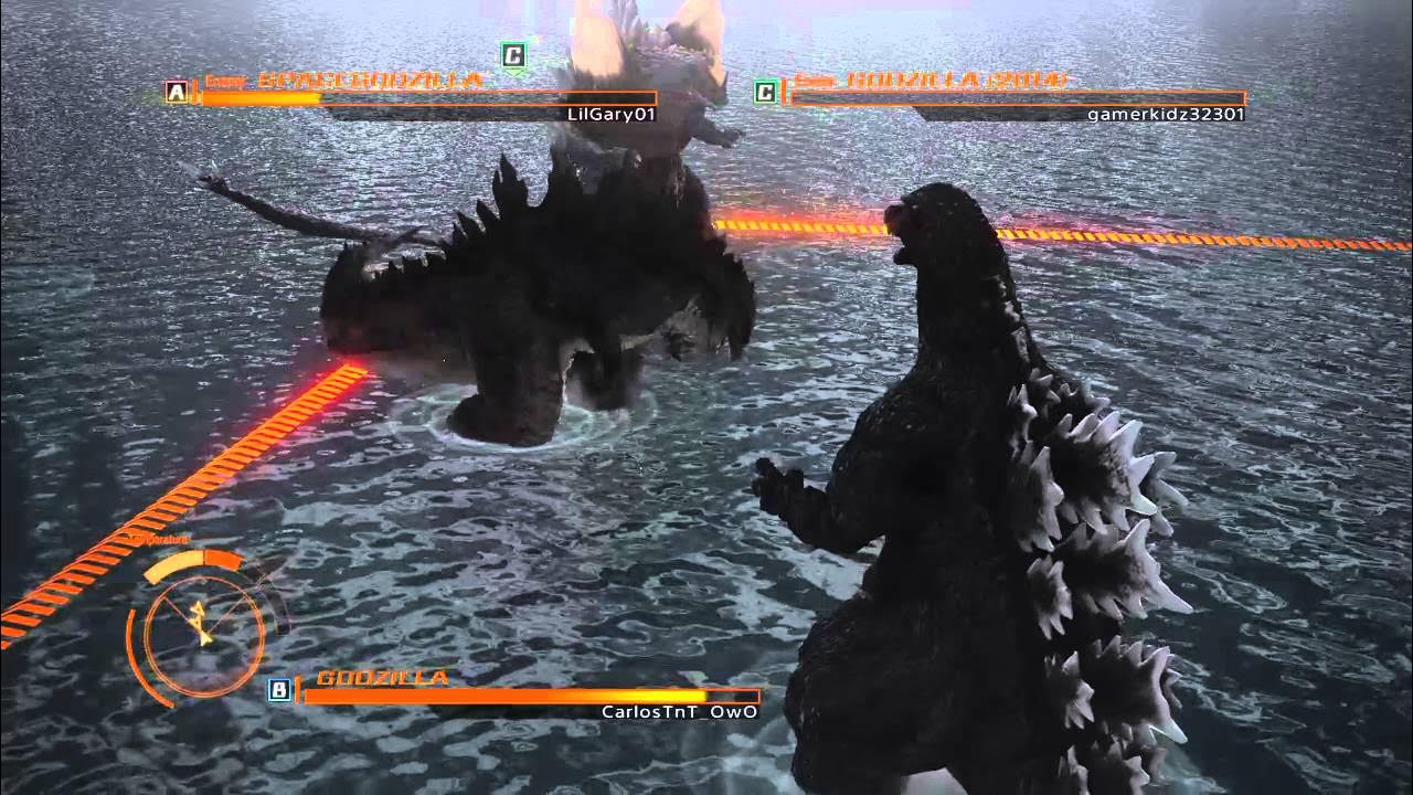 GODZILLA PS4 | Godzilla (Spiral Breath) Vs Space Godzilla Vs Godzilla (2014) | CarlosTnT_OwO ...