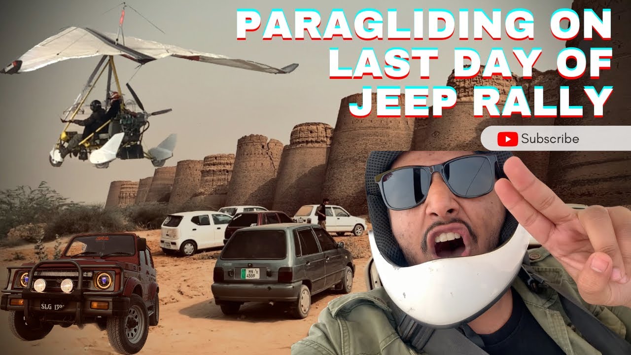 Paragliding 🪂 at Cholistan Desert Jeep Rally || Viper Vlogs - YouTube