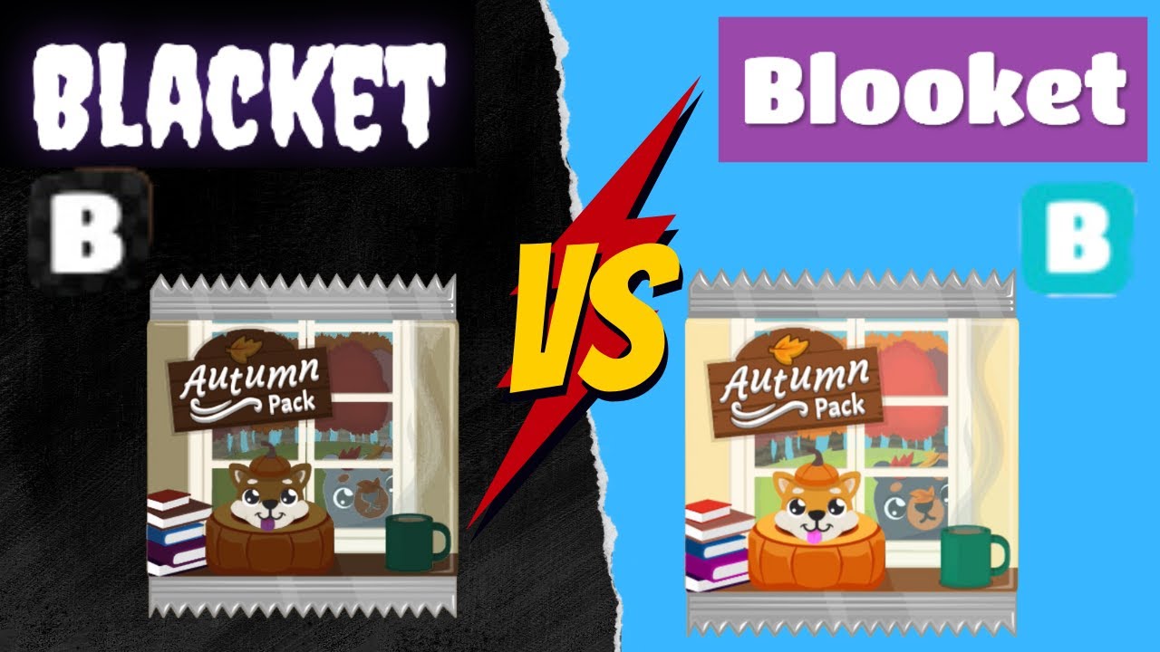 Blooket VS Blacket: 4000 Token Autumn Pack Opening! [CRAZY] - YouTube