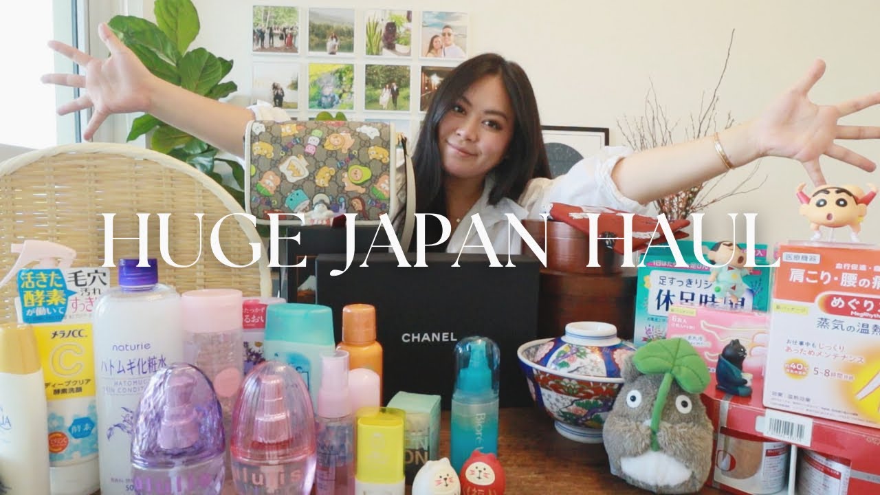 HUGE Japan Haul 🇯🇵 Skin Care, Beauty, Kitchenware, Designer Bags, Hair ...