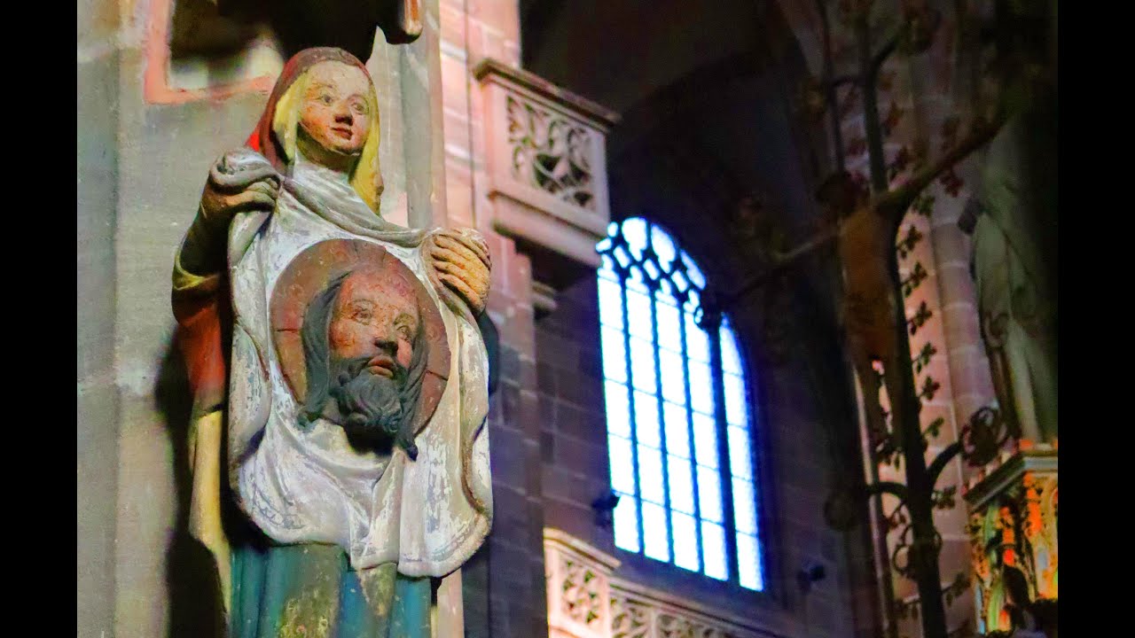 Lorenzkirche Nuremberg and Wonderful Iconolatry Art - YouTube