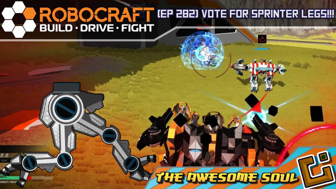 Robocraft (EP 282) Vote for Sprinter Legs!!! - YouTube