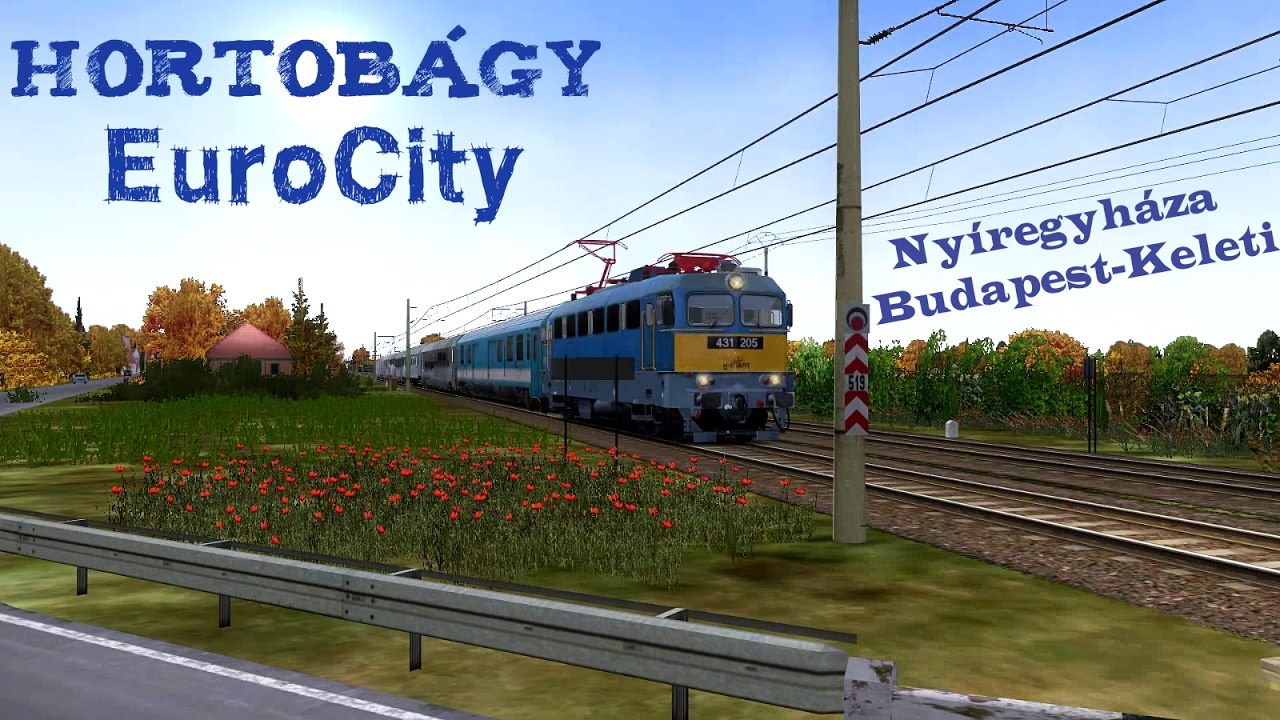 140 HORTOBÁGY EuroCity Nyíregyháza - Budapest-Keleti ᴴᴰ MSTS Alföld 7 ...