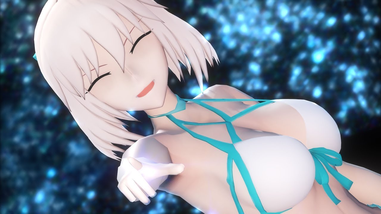 【Fate/MMD】水着沖田総司が可愛く「ユニバース - Universe - 」【MMD杯ZERO2】【4K】 - YouTube