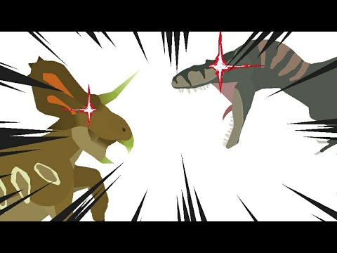 zuniceratops vs Electrosaurus [stikc nodes animation] dinosaur wolrd ...