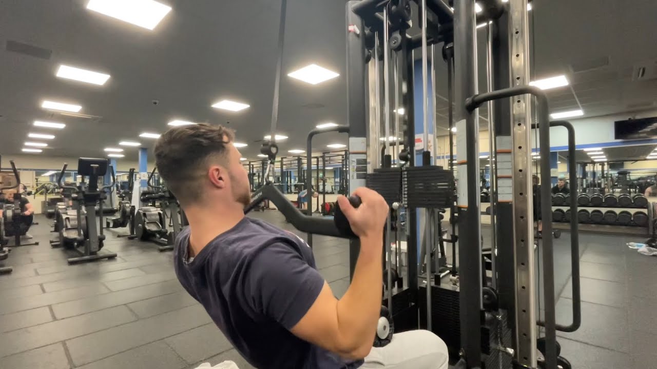Back, Abs And Pre Workout - YouTube
