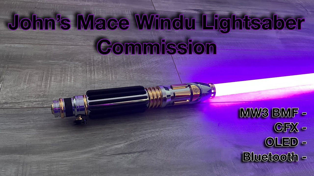John's Mace Windu Lightsaber | MW3 BMF - YouTube
