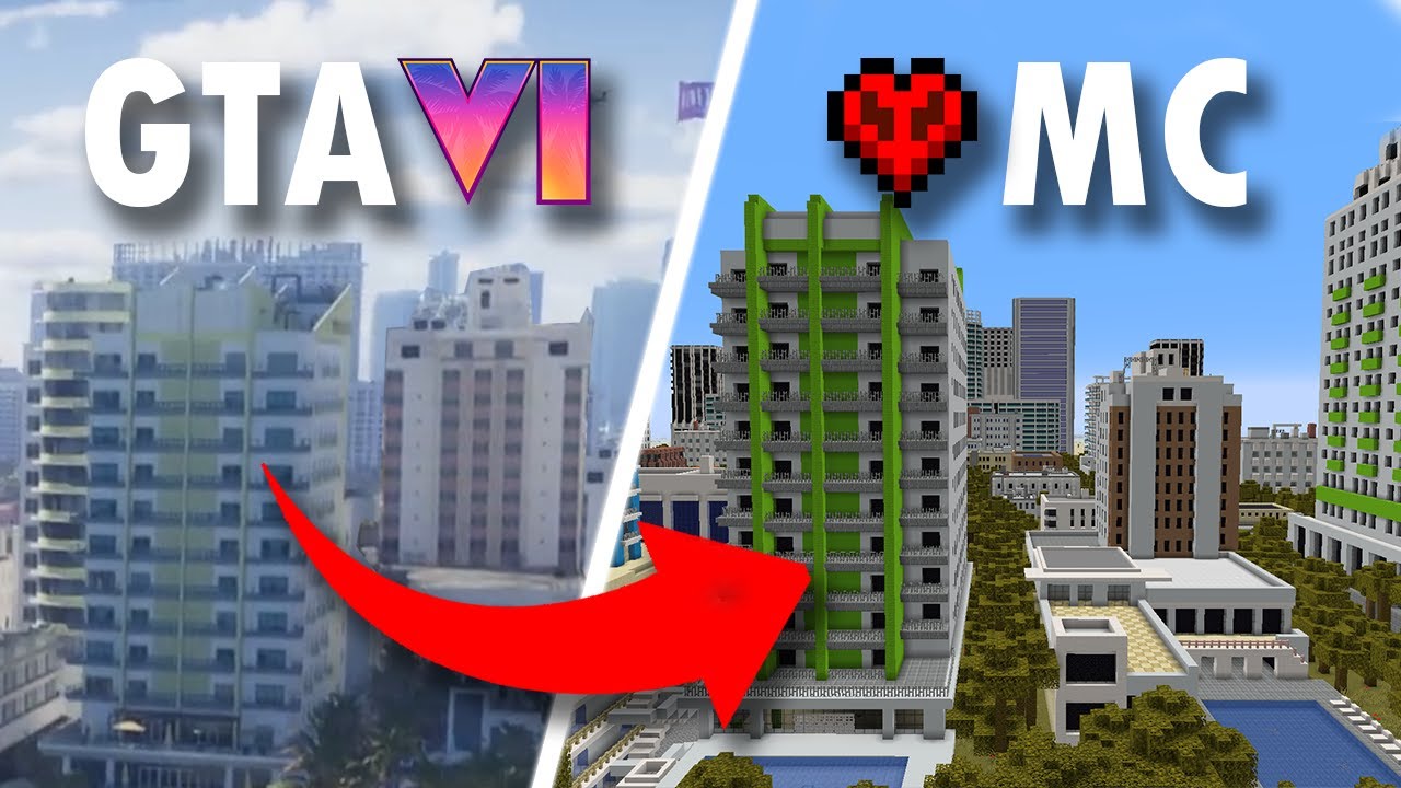 Ich Habe Den GTA 6-Trailer In Minecraft Nachgebaut - YouTube