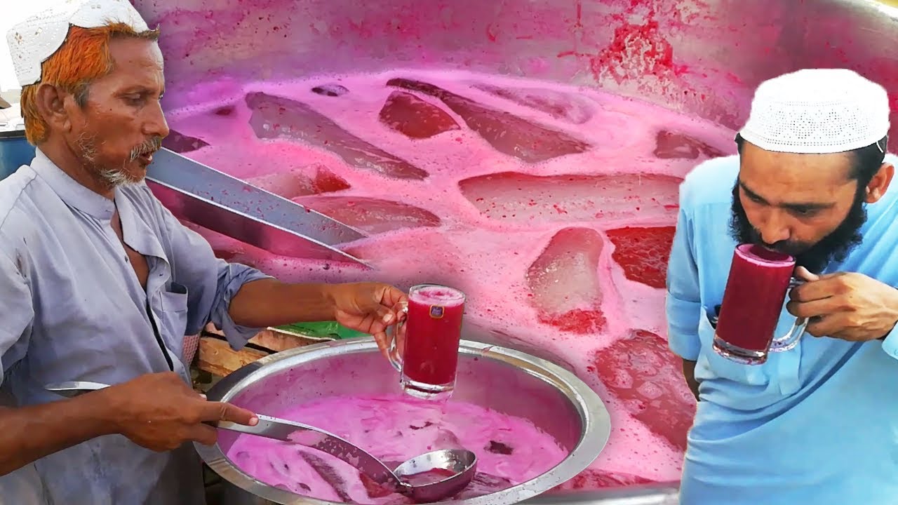 FALSA SHARBAT | Amazing Falsa Juice at StreetDrink of Karachi Pakistan ...