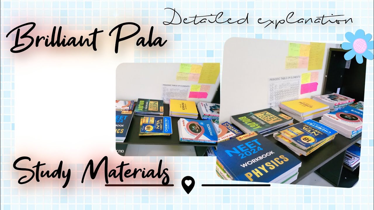 Detailed explanation of Study Materials from Pala Brilliant 💙 #neet2025 ...