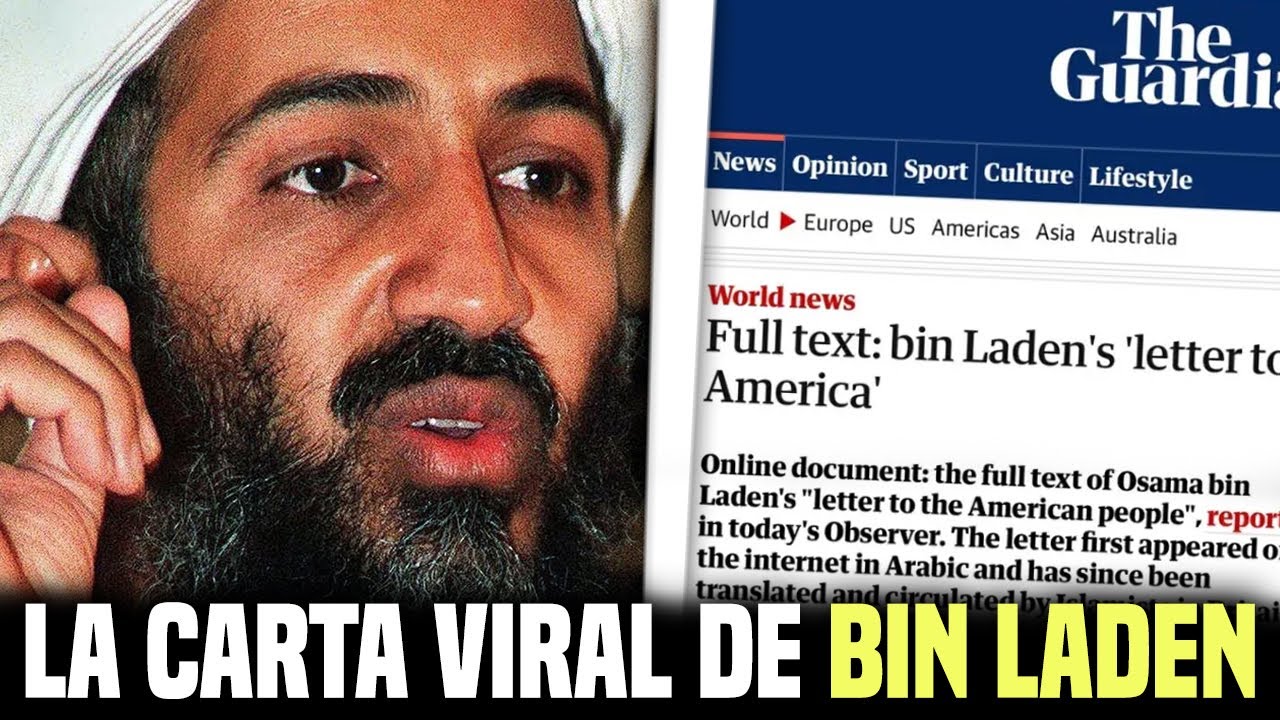UNA CARTA DE BIN LADEN JUSTIFICANDO EL 11S SE VIRALIZA AHORA Y OBLIGA A ...