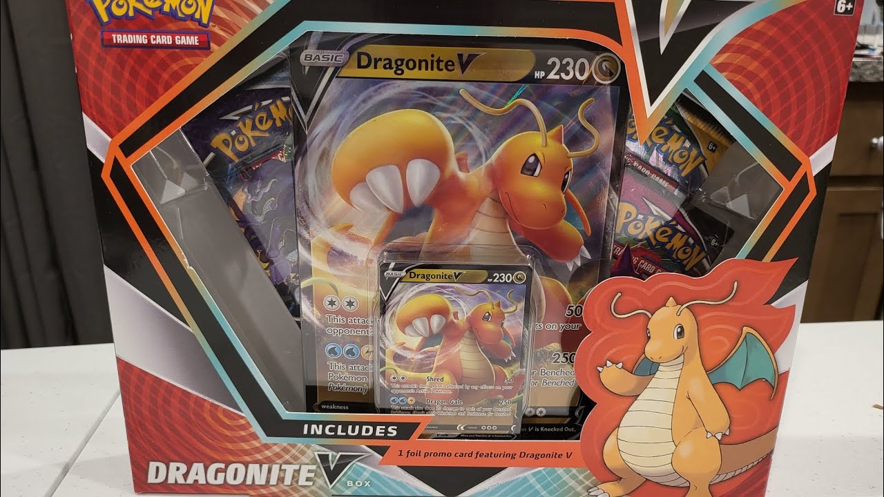 Pokemon Dragonite v box - YouTube