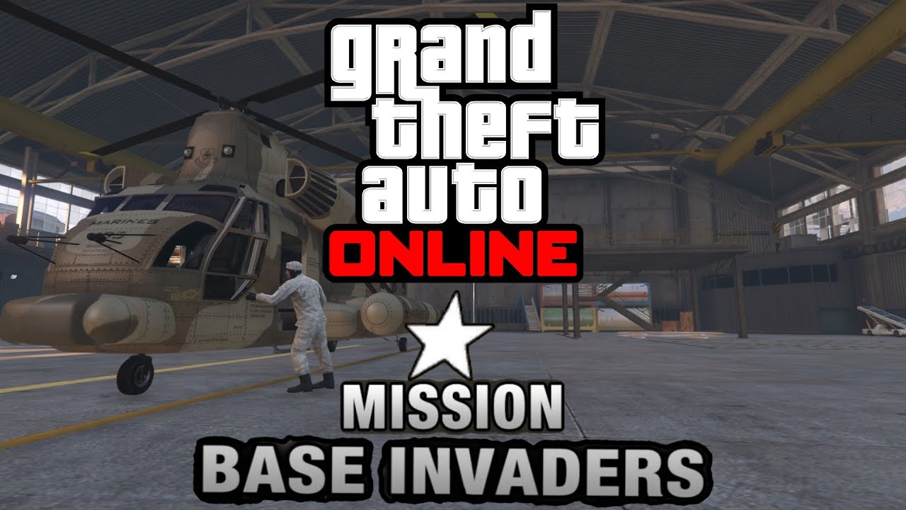 Grand Theft Auto Online - Mission - Base Invaders [Hard] - YouTube