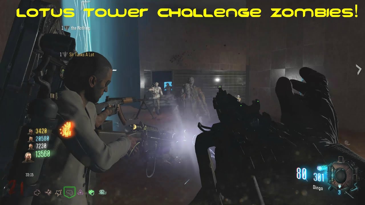 Cod Bo3 Coop Custom Zombies Lotus Tower Challenge! With New Guest - YouTube