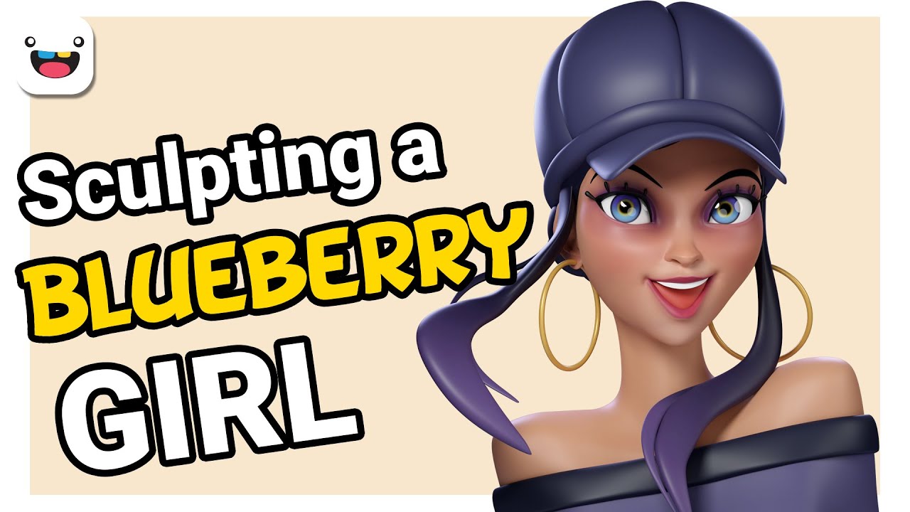 3D Sculpting a Blueberry Girl - YouTube