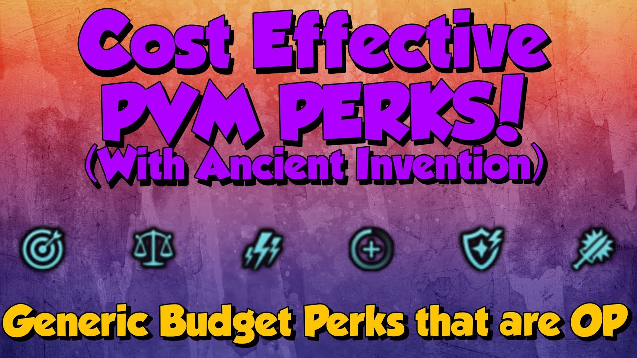 Cost Effective PVM Perks! [Runescape 3] Updated for Ancient Invention ...