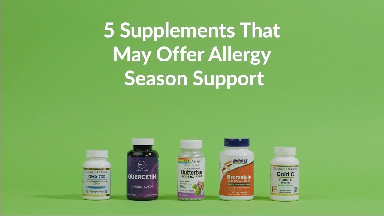 5 Supplements to Help with Seasonal Allergies | iHerb - YouTube