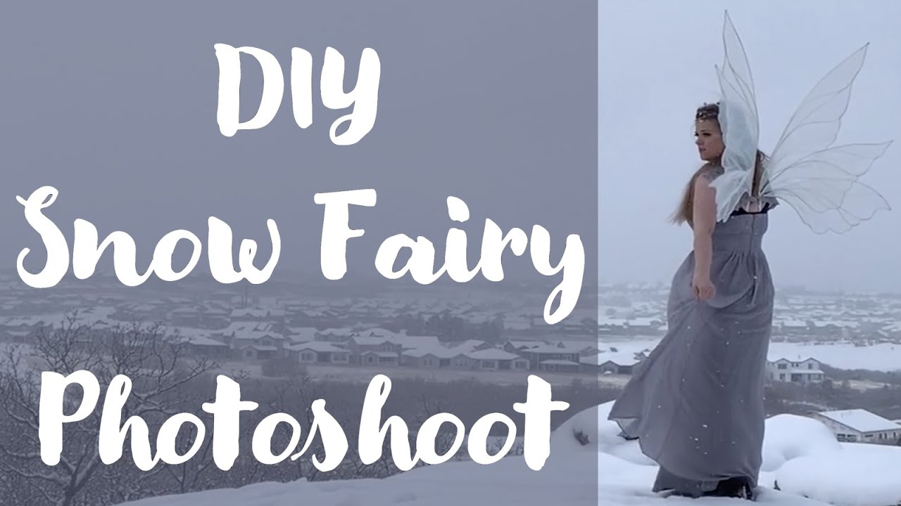 DIY Snow Fairy Photoshoot - Easy makeup and hairstyles ideas for a ...