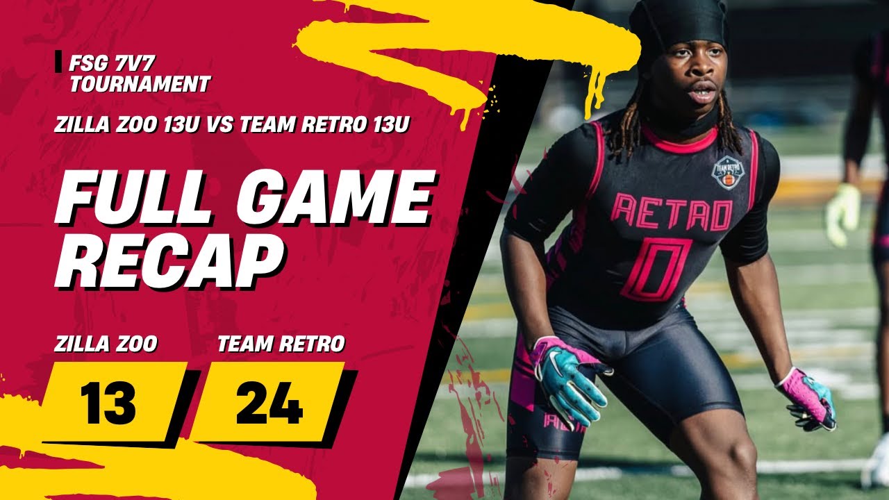 13U Team Retro vs 13U Zilla Zoo (Top 10 7v7 matchup in the state of Georgia) - YouTube