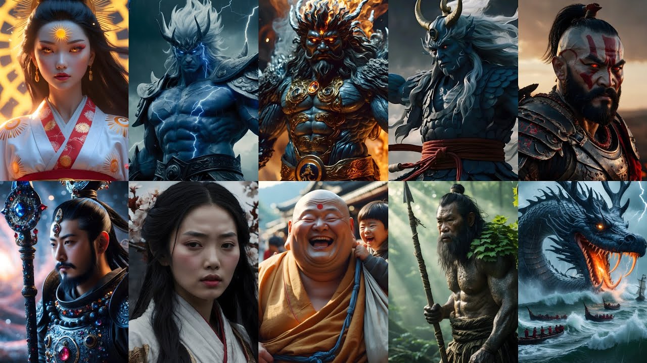 Japanese Gods AI Art Showcase - YouTube