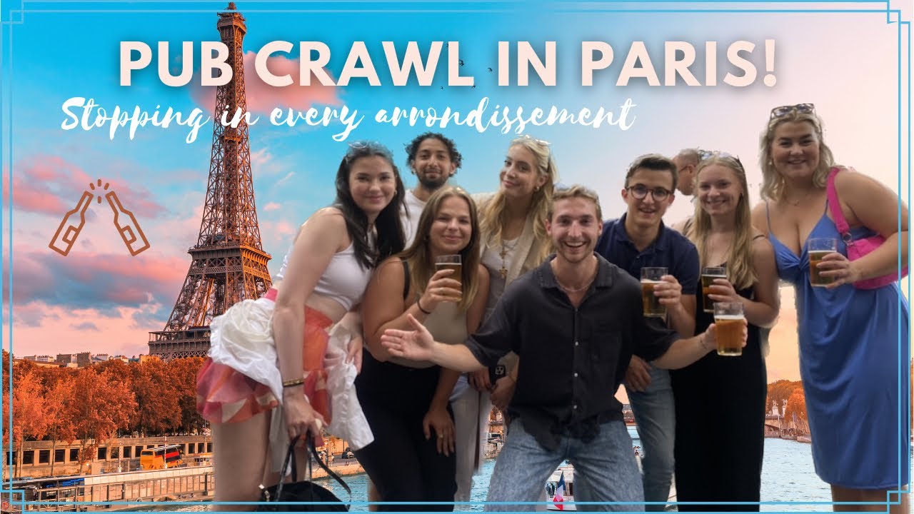 Pub crawl through each of Paris’ 20 arrondisement!😮‍💨 16,5h long ...