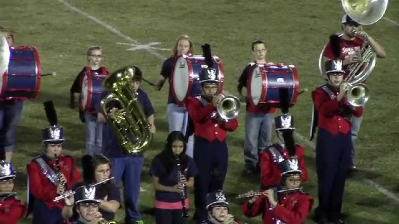 Toombs County Red Coats and the TCMS Band 2015 - YouTube