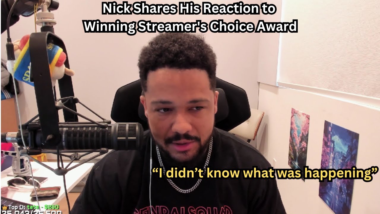 Nmplol Shares His Reaction to Winning the Streamers Choice Award - YouTube
