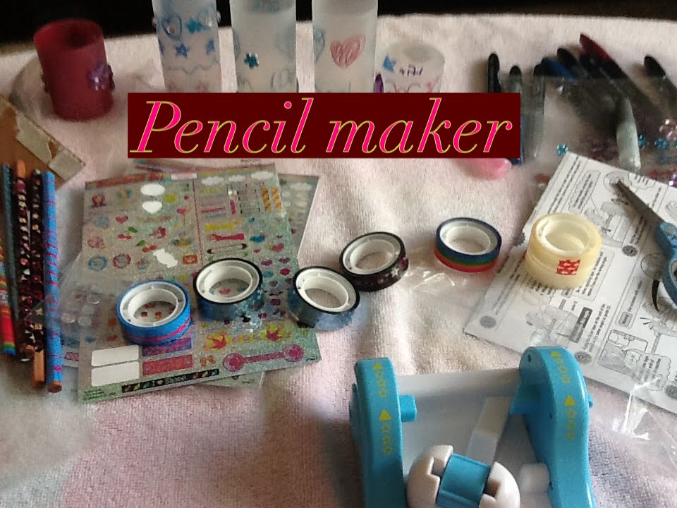 Pencil maker set - YouTube