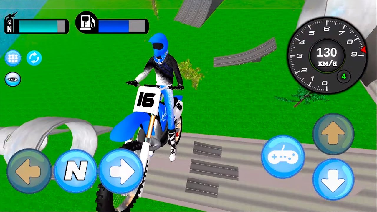 Stunt Motorbike Race 3D - #3 Android Gameplay On PC - YouTube