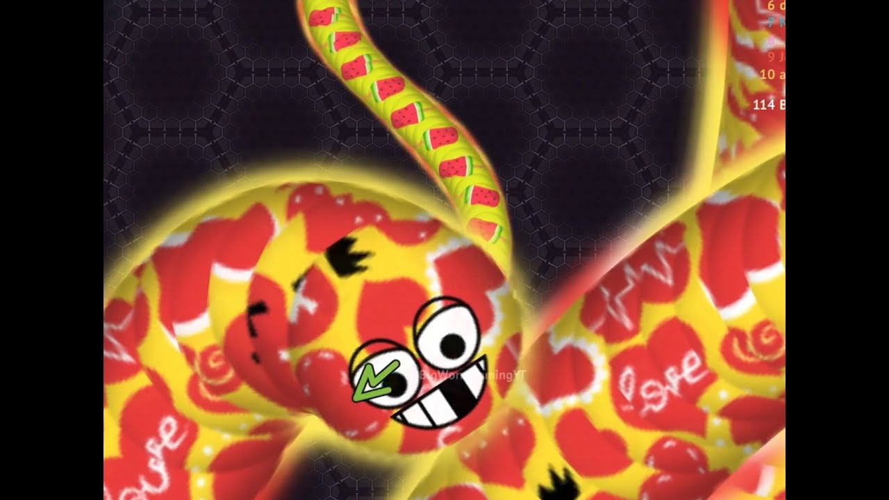 Wormate io Best Gameplay With Headshots and Traps Little Smart Worm ...