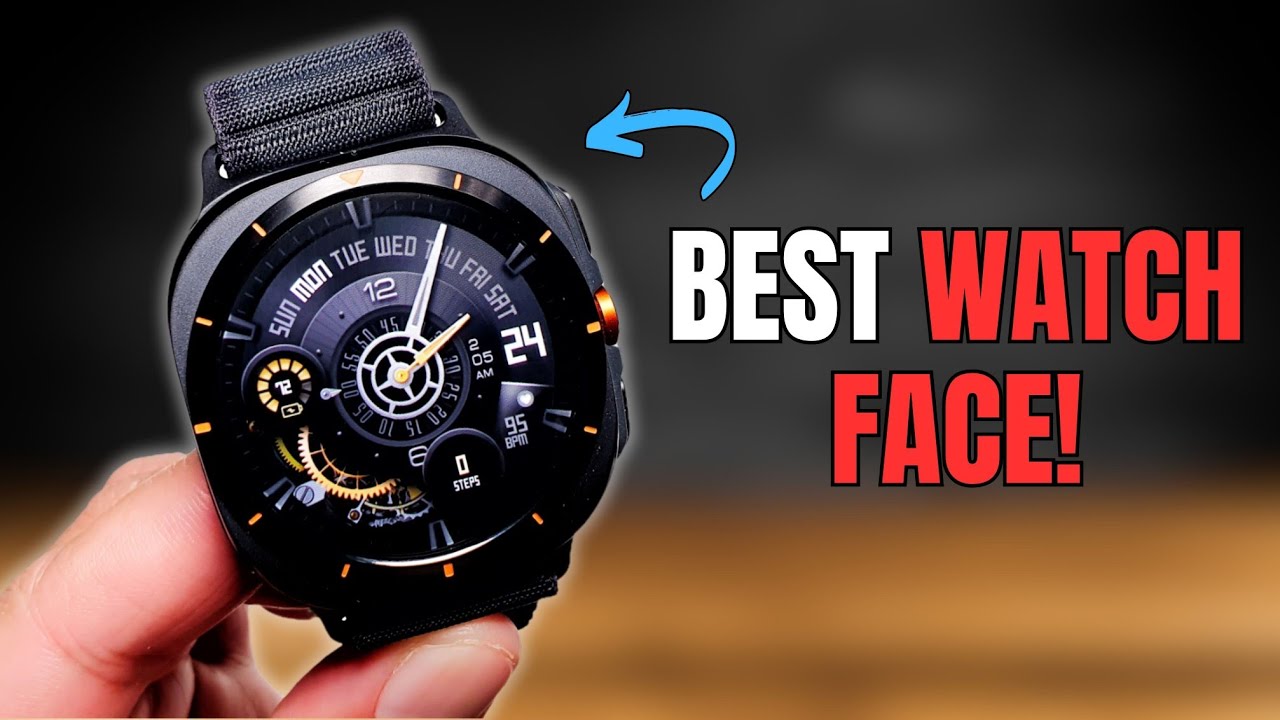 Best Watch Face for Galaxy Watch Ultra! Mechanical Look!! - YouTube