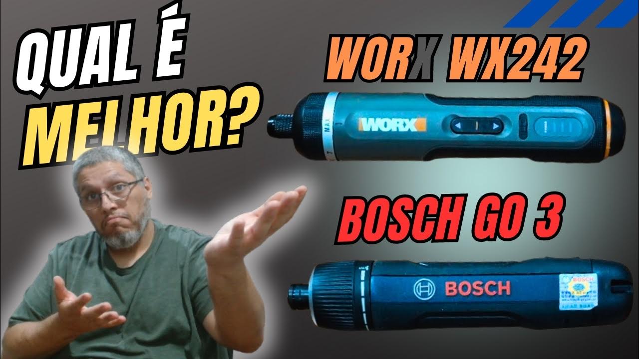 Qual é melhor? Bosch Go3 ou Worx WX242? - YouTube