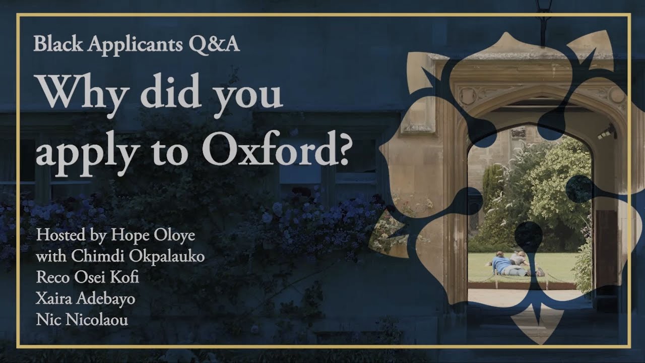 Black Student Application Q&A - Why did you apply? - YouTube