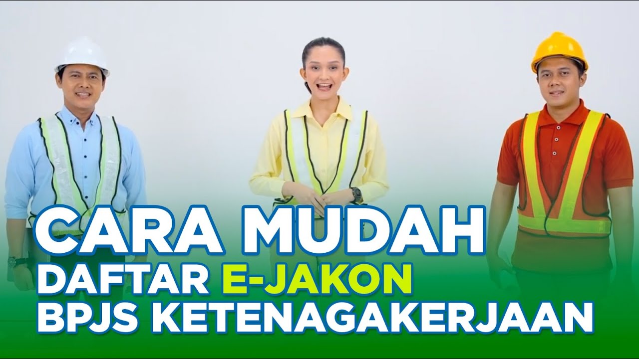 CARA MUDAH DAFTAR E-JAKON BPJS KETENAGAKERJAAN UNTUK SEKTOR JASA KONTRUKSI - YouTube