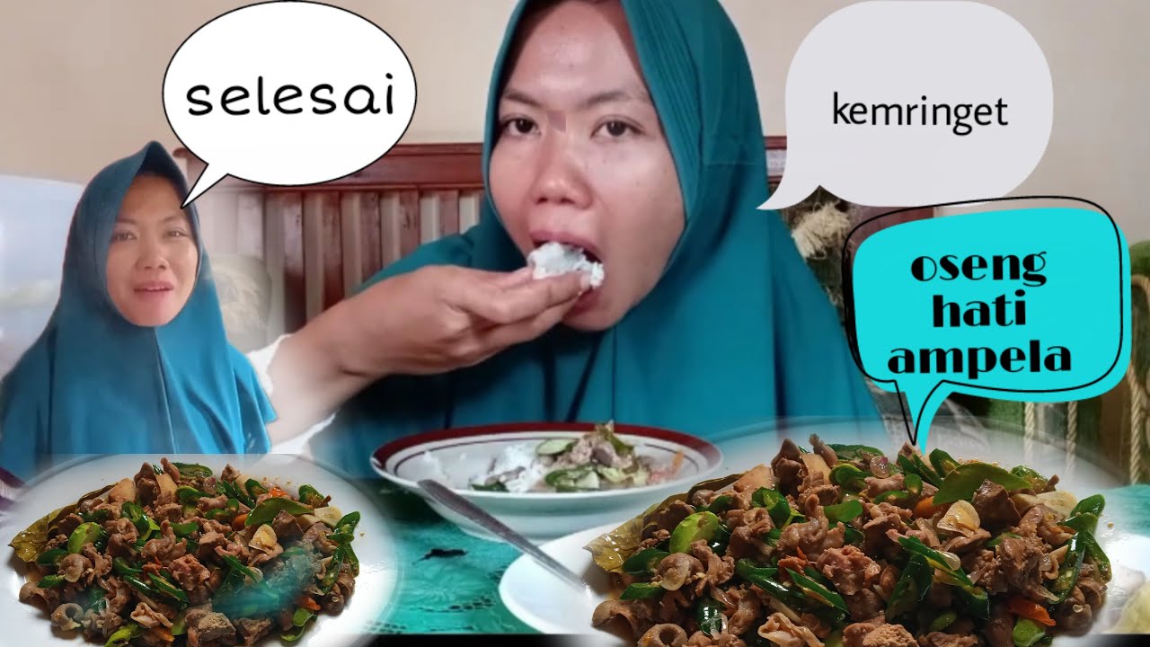 Oseng hati ampela Lombok ijo campur Pete - YouTube