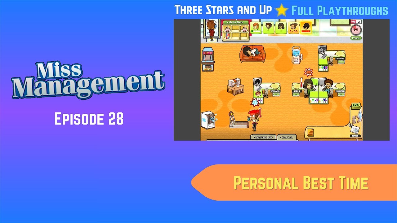 Miss Management (2007, PC) - Episode 28: Down with Delegation! - YouTube